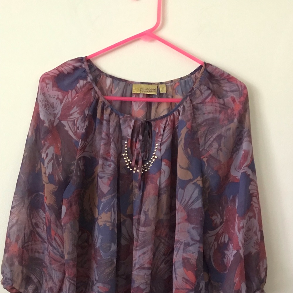 Princess Vera Wang Sheer Top - Gem